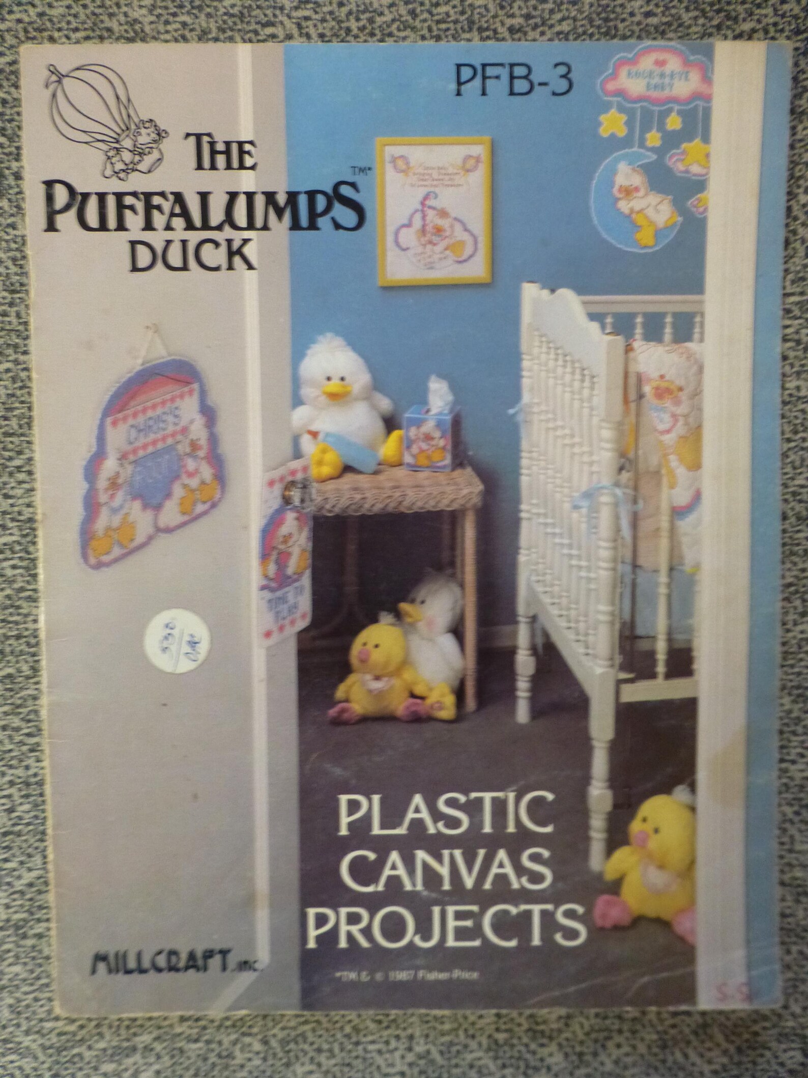 Millcraft Inc. Puffalumps Duck Plastic Canvas Baby Nursery Leaflet PFB ...