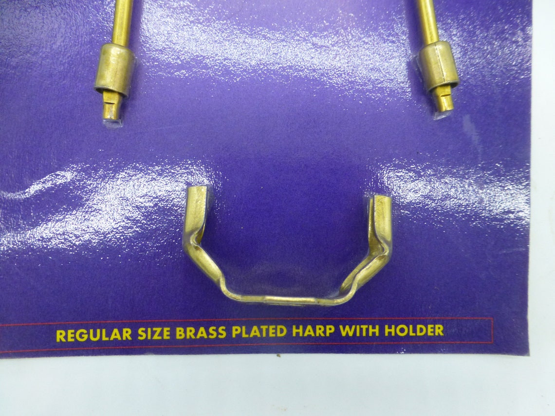 Brass Plated 7 Lamp Harp New in Original Packaging by Satco - Etsy