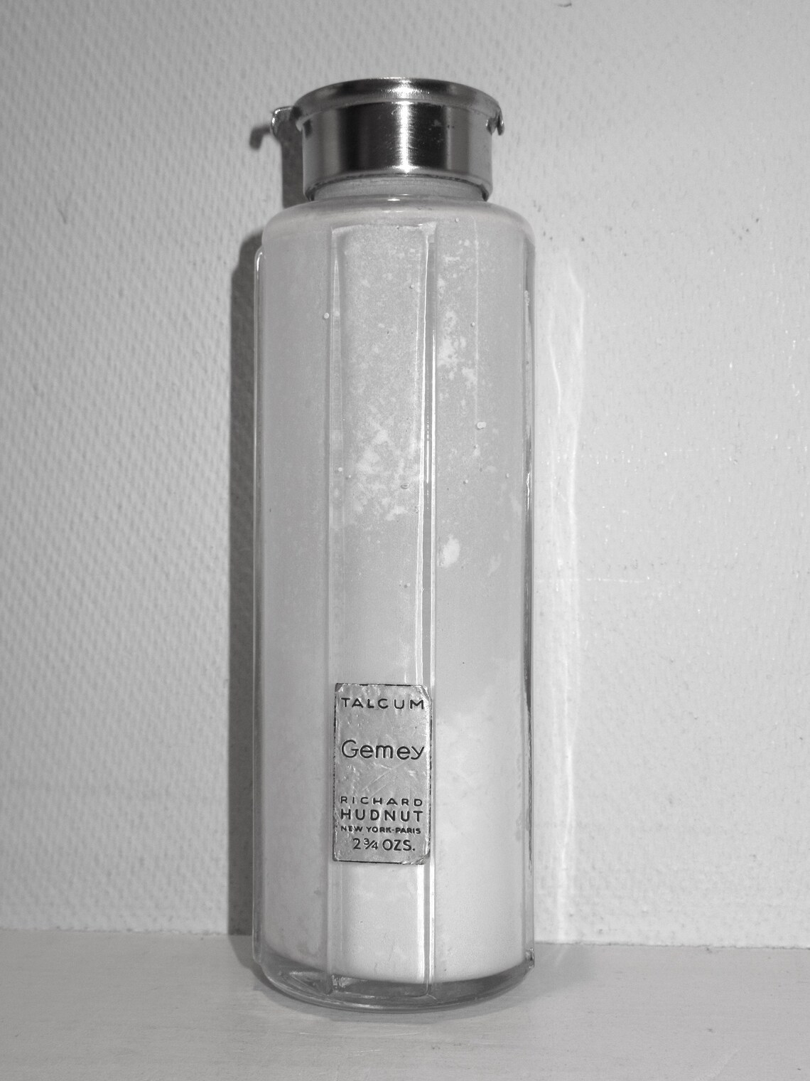 Rare Vintage 1921 Art Deco French Richard Hudnut Gemey Glass Bottle ...