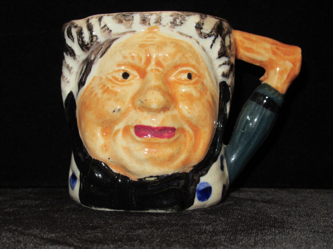 Vintage Mid 1940's Toby Character Face Mug Handpainted (008) - Etsy