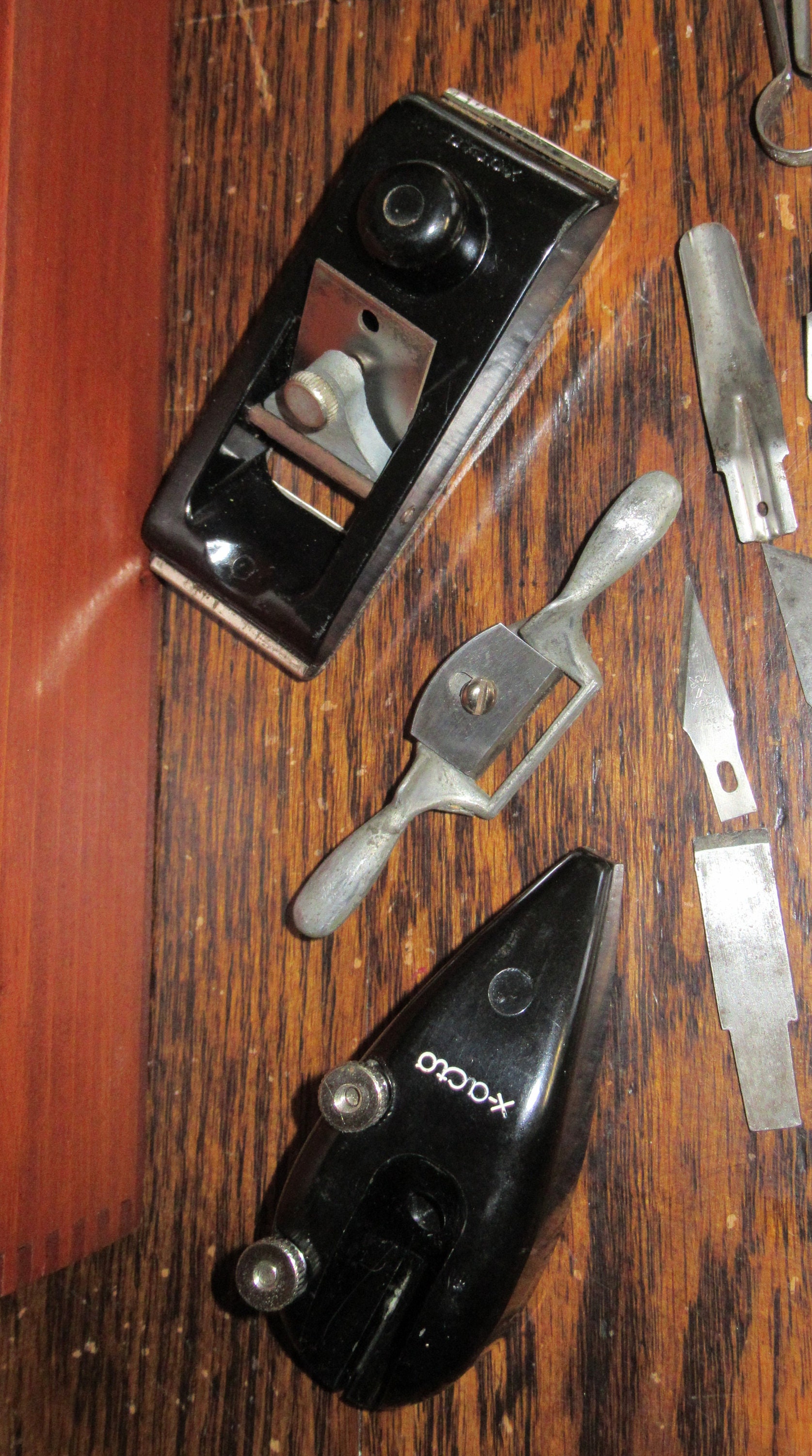 Vintage 42 Pcs X-acto Bakelite Wood Working Planing Carving Crafting ...