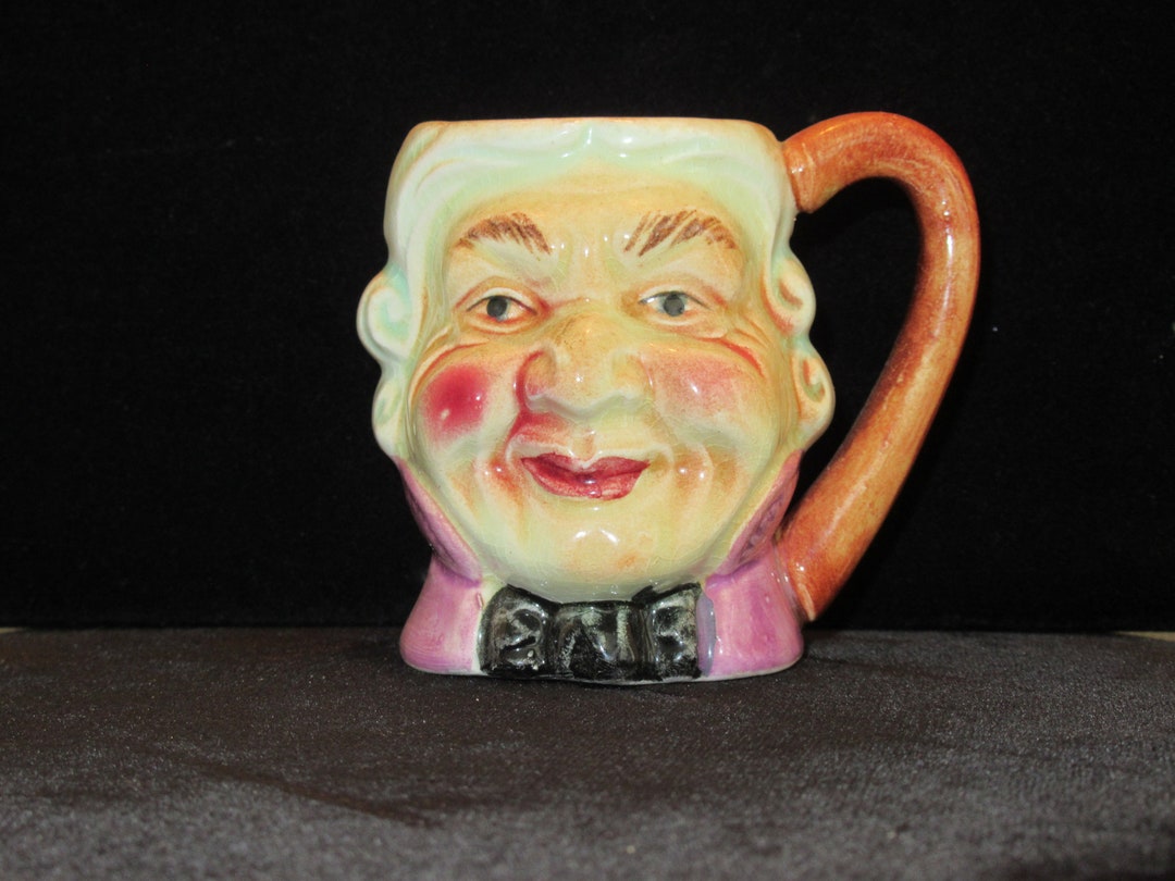 Vintage Mid 1940's Toby Character Face Mug Hand Painted (001) - Etsy