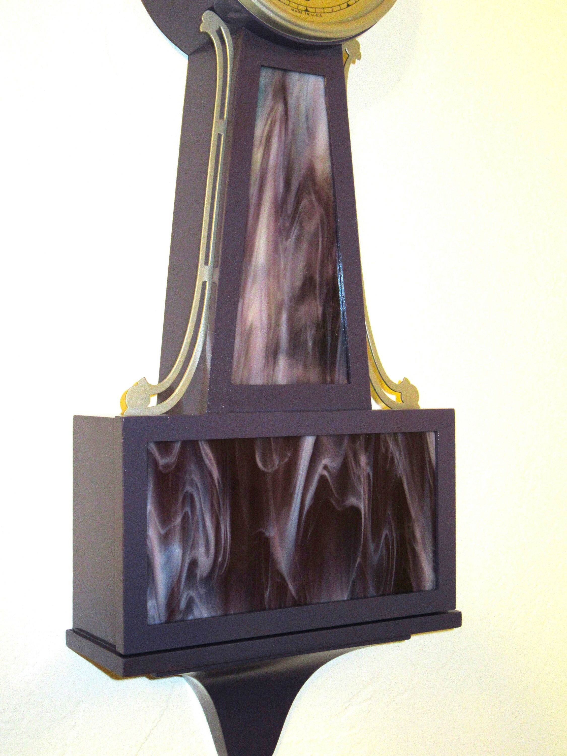 Vintage 1951 Seth Thomas Clock Reclaimed Redesign Converted to Battery ...