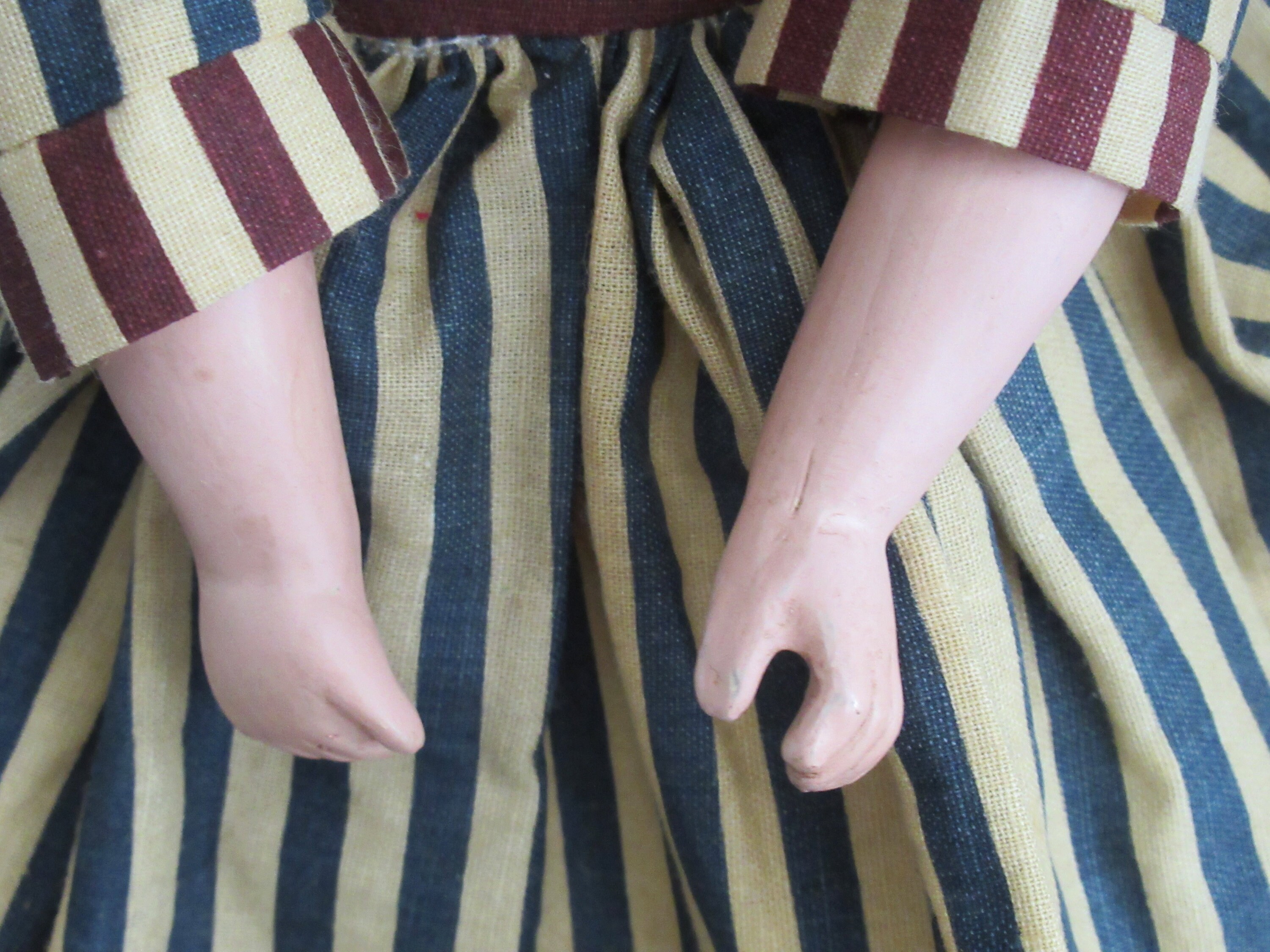 Vintage Folk Art Mache 20-inch Doll by Sharon Andrews Country Primitive ...