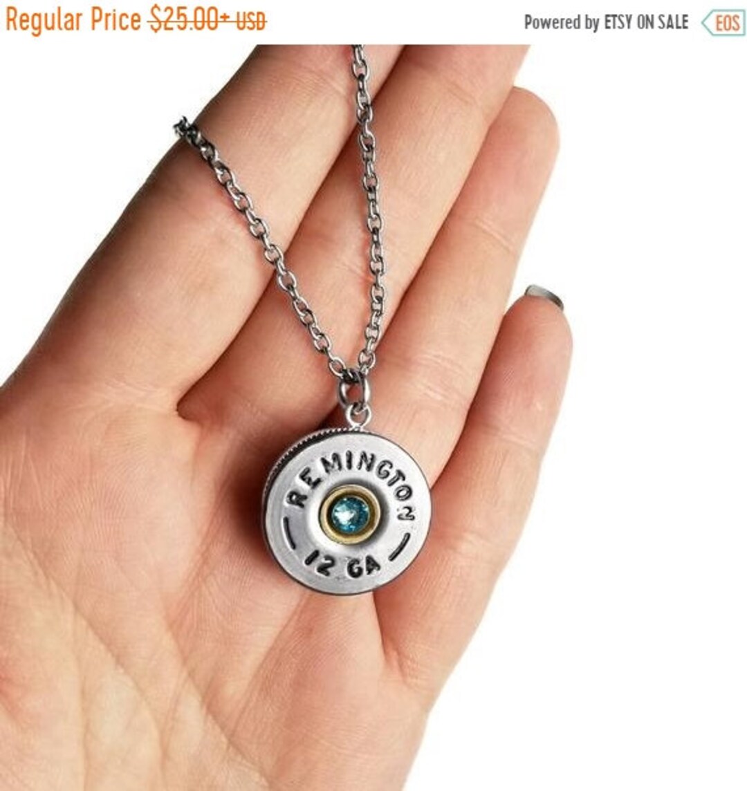 Annie Shotgun Necklace Shotgun Bullet Necklace Gun - Etsy