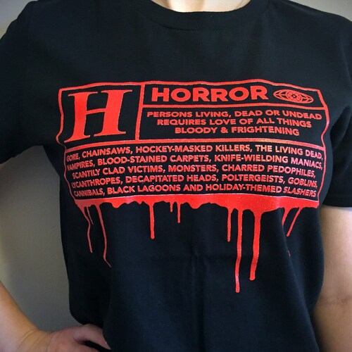 Rated H Horror Movie T-shirt - Etsy