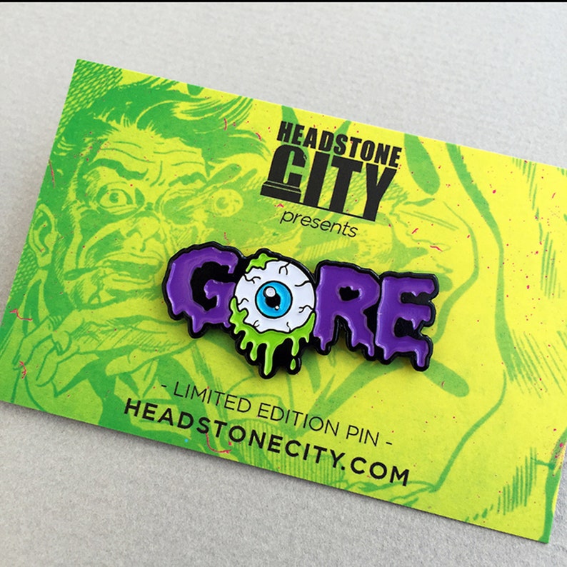 Gore Halloween Horror Enamel Pin - Etsy