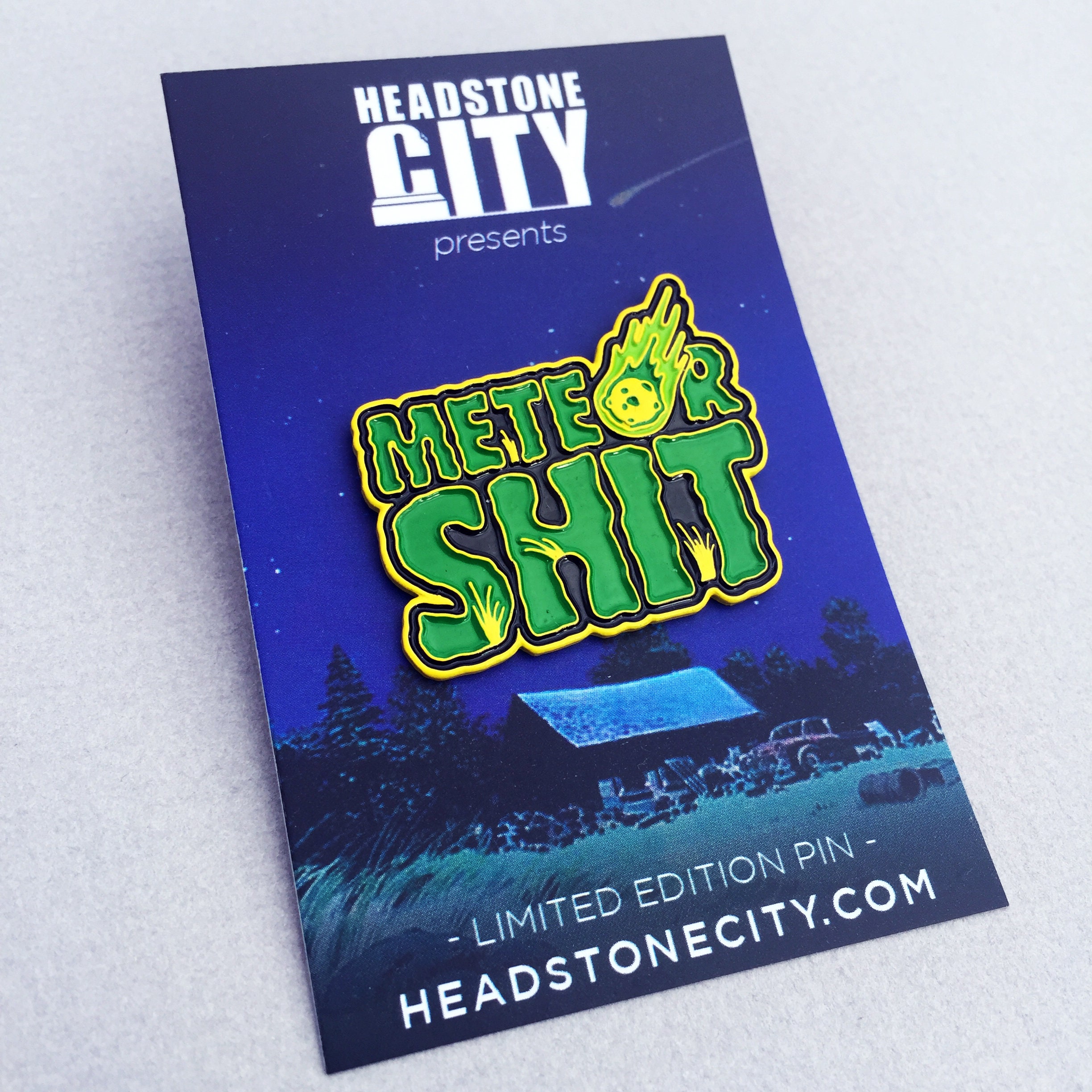 Meteor Shit Creepshow Horror Enamel Pin | Etsy