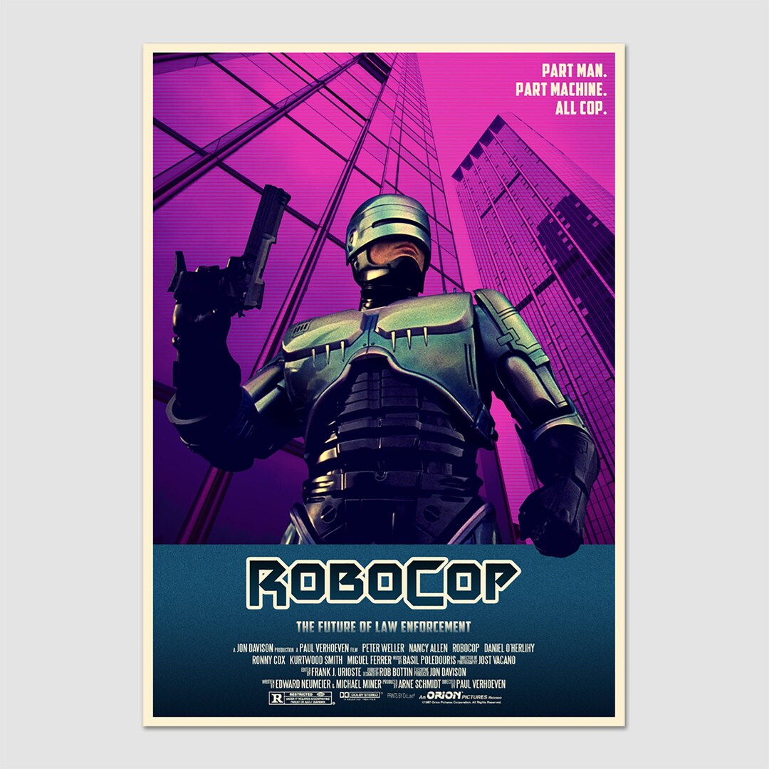 Robocop Movie Poster - Etsy