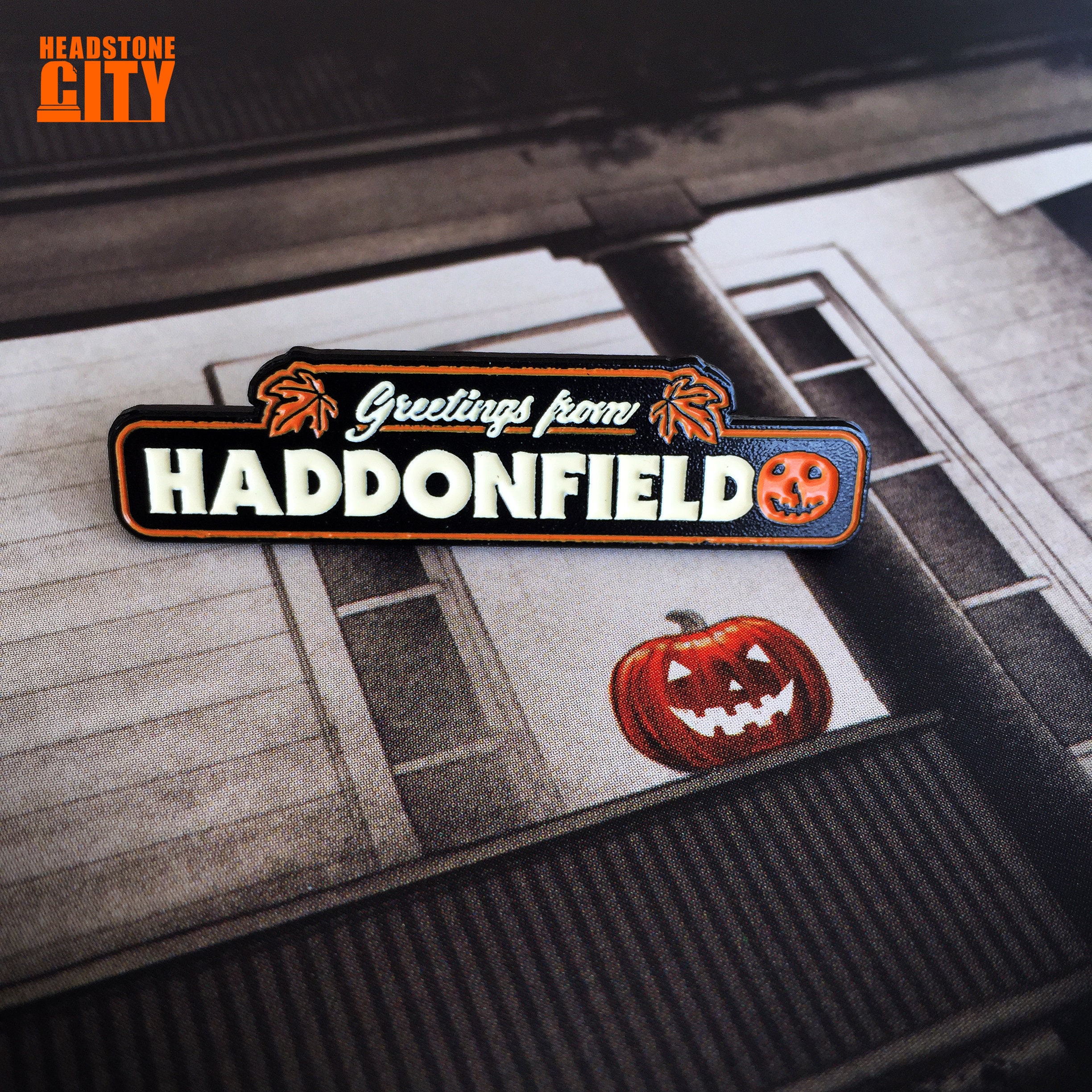 Greetings From Haddonfield Enamel Pin – Halloween Pin, Horror Movie ...