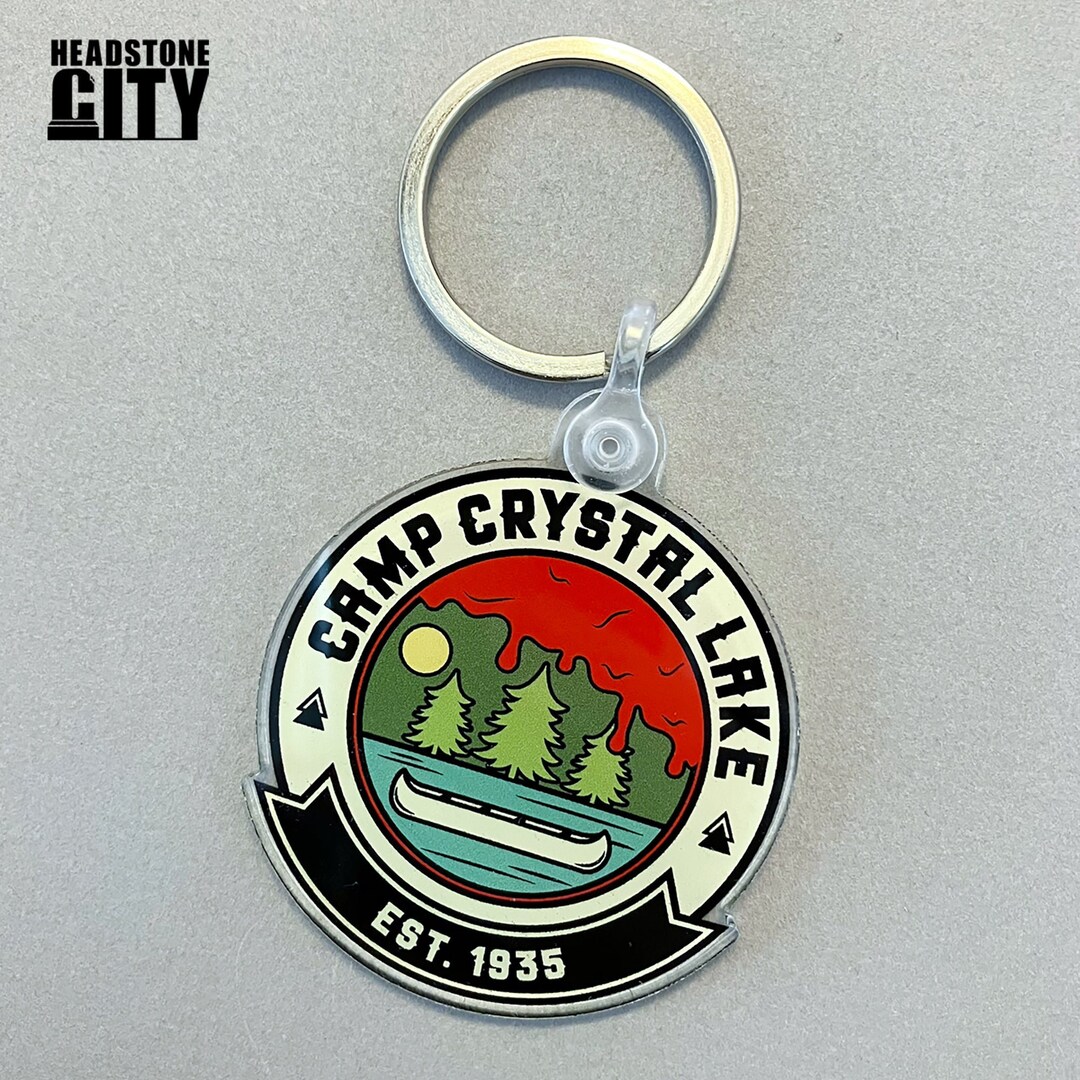 Camp Crystal Lake Keychain - Etsy
