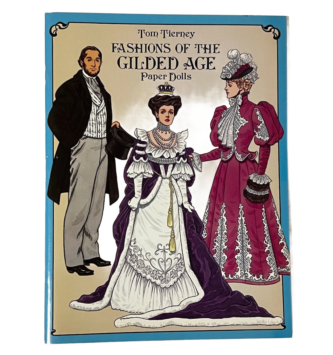 UNCUT Fashions of the Gilded Age Full Color Male/female Paper - Etsy