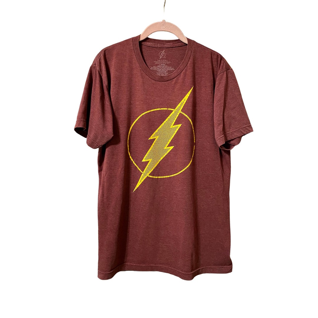Vintage Flash Maroon Tee Shirt Tamaño Grande 42-44 - Etsy España