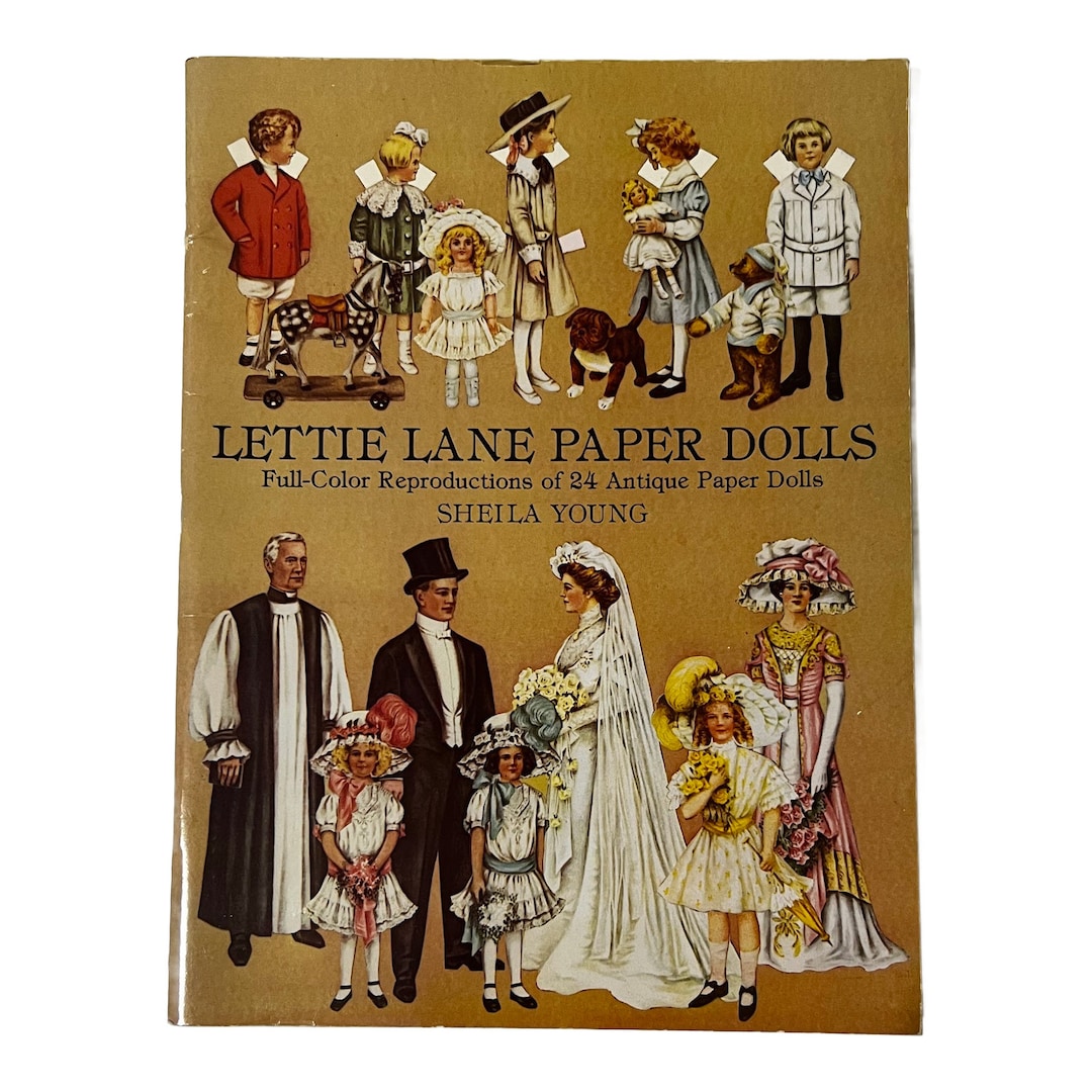 UNCUT Lettie Lane Paper Doll Full Color Reproduction Paper Dolls by ...