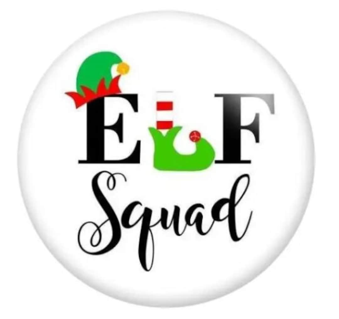 Elf Squad Christmas Holiday Snap Charm 20mm - Etsy