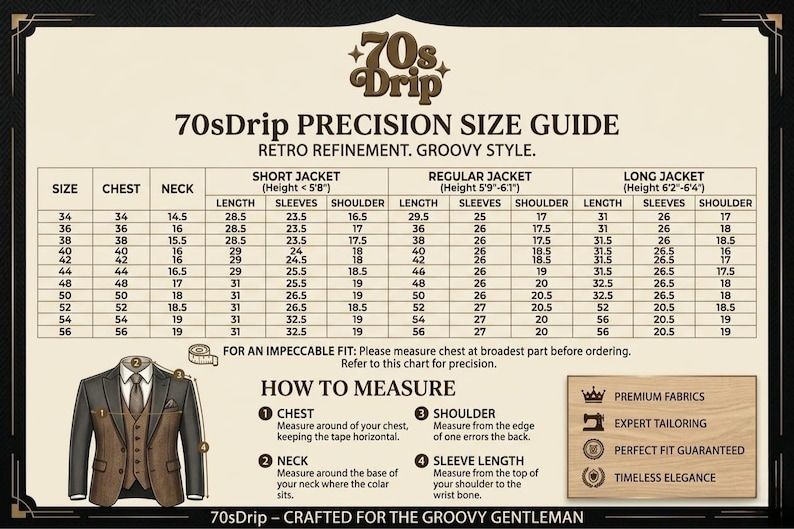Men's 70s Style Beige Suit | Vintage Retro 2-piece Wide Lapel Jacket ...