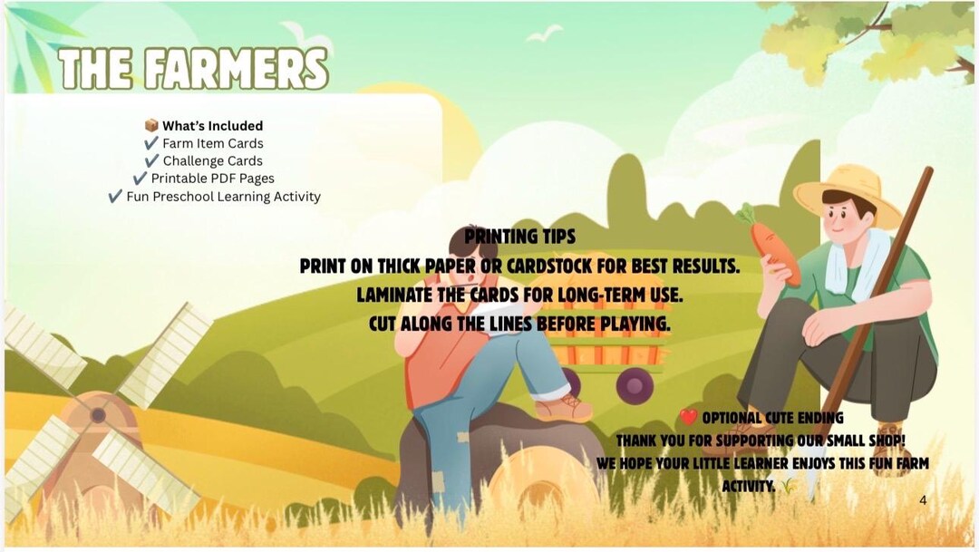 Farm Counting Game | Preschool Math Activity, Montessori Learning ...