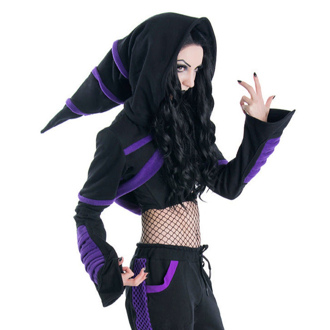 Cyber Mage Crop Shrug dsfusion by Pawstar Handmade Cyberpunk Cybergoth ...