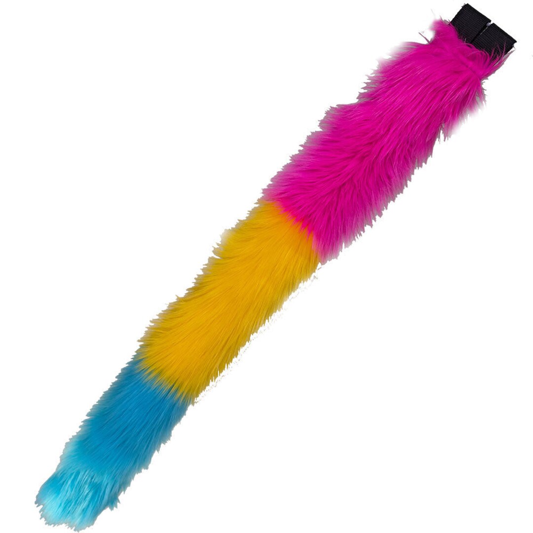 Pride Flag Kitty Tail LGBTQIA Cosplay Costume Partial Fursuit - Etsy