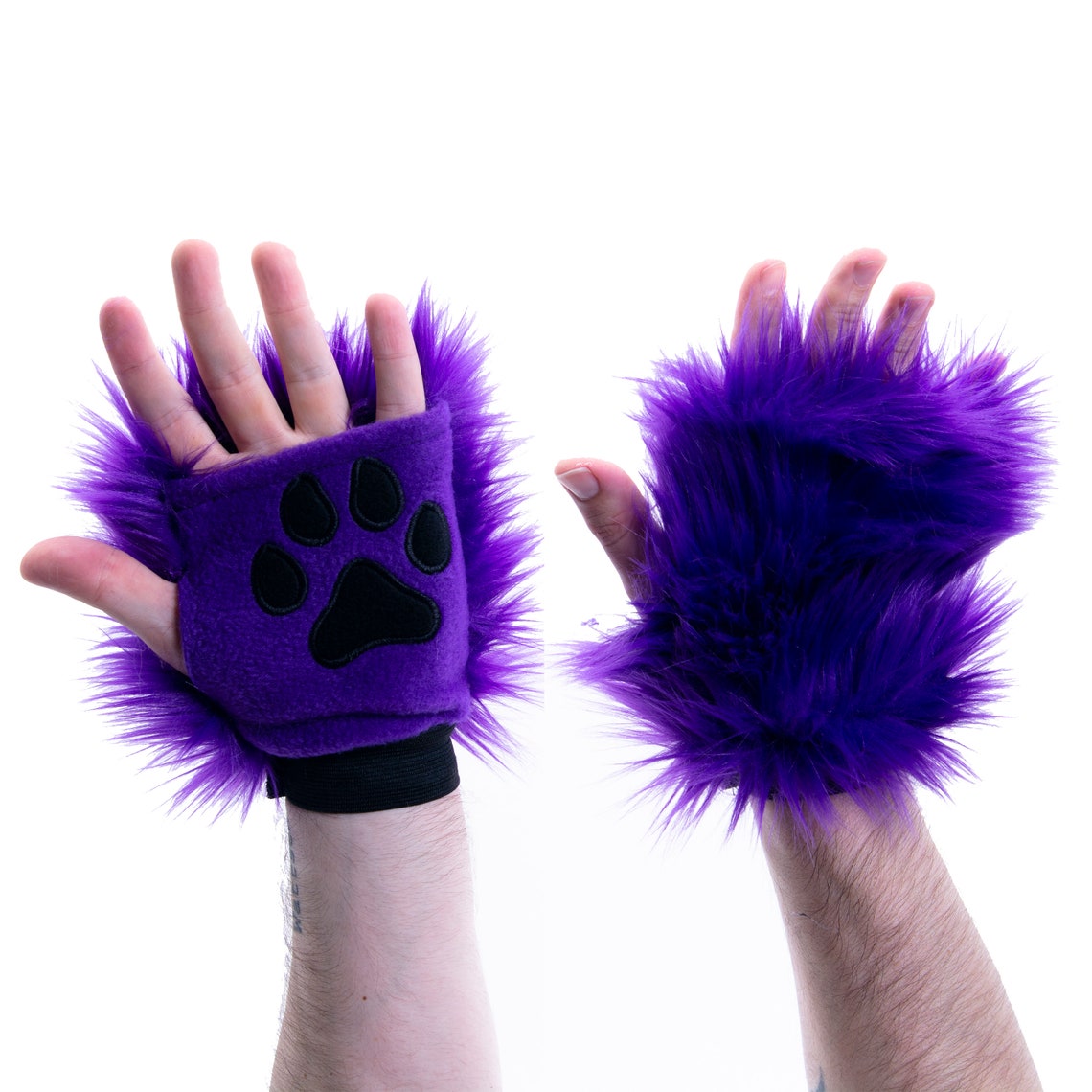 Pawstar Pawlets Fingerless Paw Glove Hand Arm Warmers Cuffs | Etsy