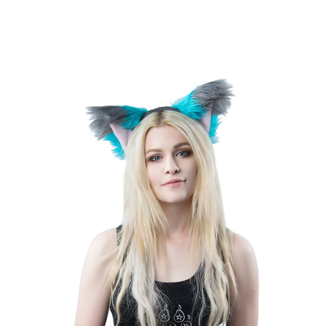 Pawstar CHESHIRE Cat Yip Ear HEADBAND Fox Kitty Wolf Animal - Etsy