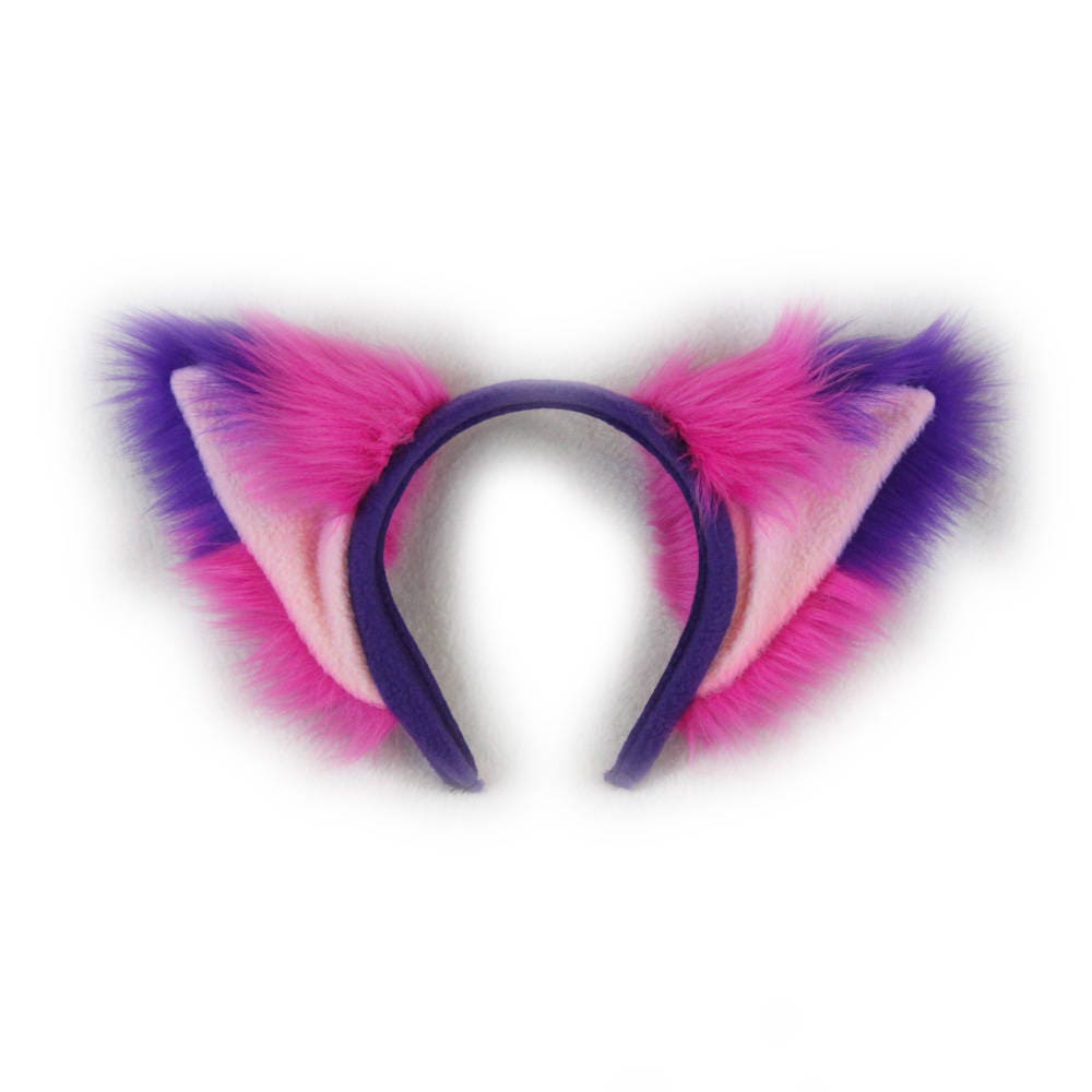 Pawstar CHESHIRE Cat Yip Ear HEADBAND Fox Kitty Wolf Animal | Etsy