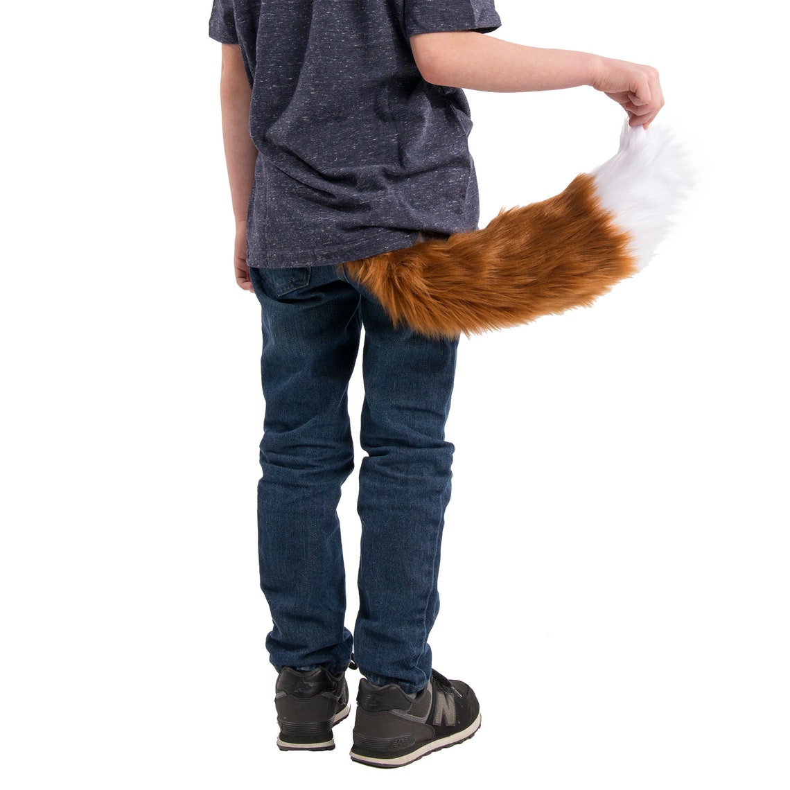 Pawstar KIDS SIZE Fox Tail CLIP on Unisex Childrens Fox - Etsy