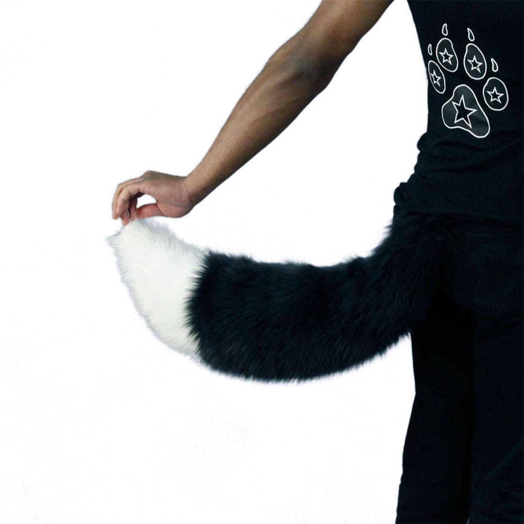 PAWSTAR Big Fox Furry Fox Tail 40 Color Options Available - Etsy