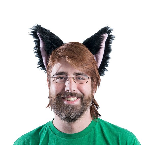 Pawstar CANINE EAR HEADBAND Furry Fox Wolf Dog Puppy Kitty | Etsy