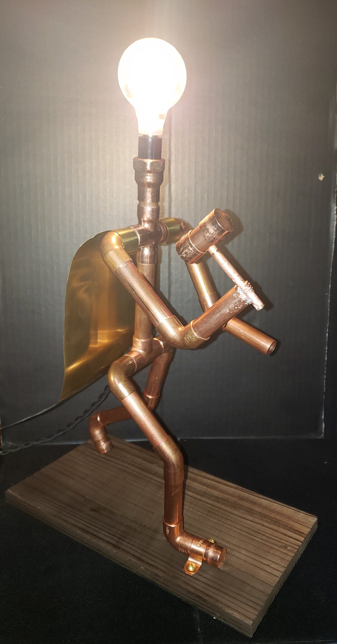 Marvel Thor Lamp Steampunk Lamp. Industrial Lamp. Copper Lamp - Etsy