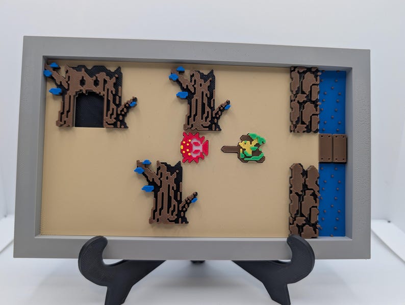 Legend of Zelda NES First Battle Relief Wall Art - Etsy