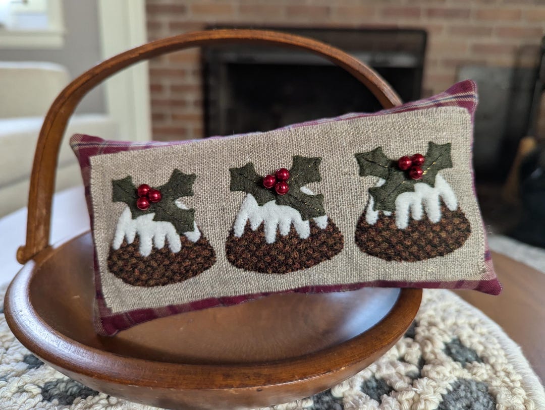 Bring Us Some Figgy Pudding Christmas Shelf Pillow Tuck - Etsy