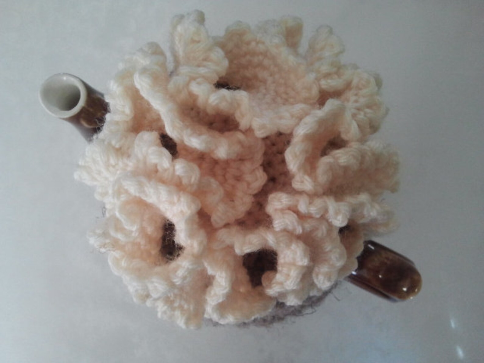Coffee Pot Cozy.knitted Cozy.pot Warmer.coffee Pot Cozies. Carnation ...