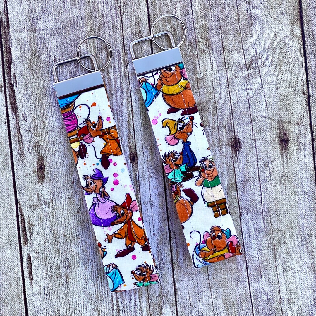 Cinderellas Mice Key Fob Wristlet - Etsy Italia