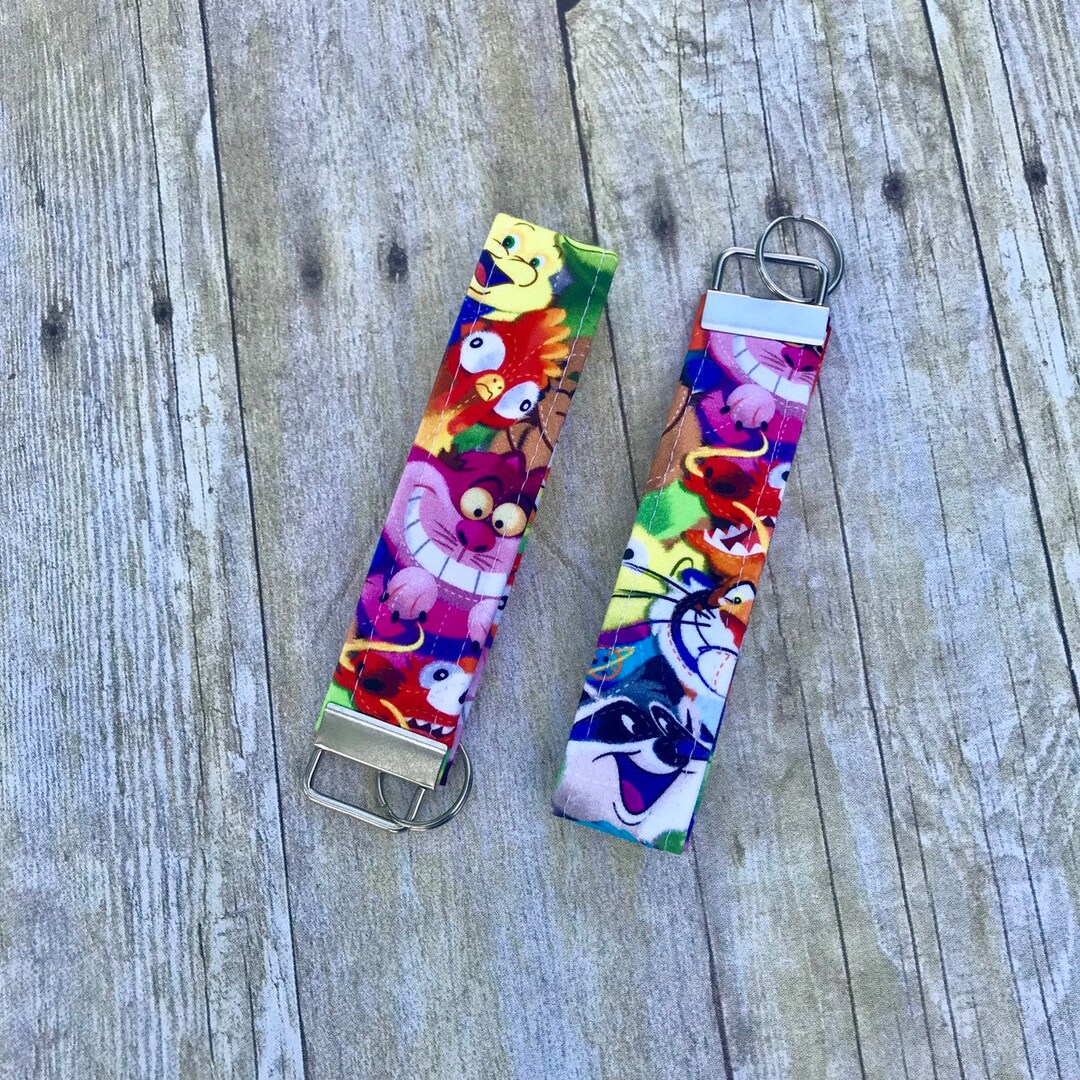 Disney's Stuffed Sidekicks Key Fob Wristlet - Etsy