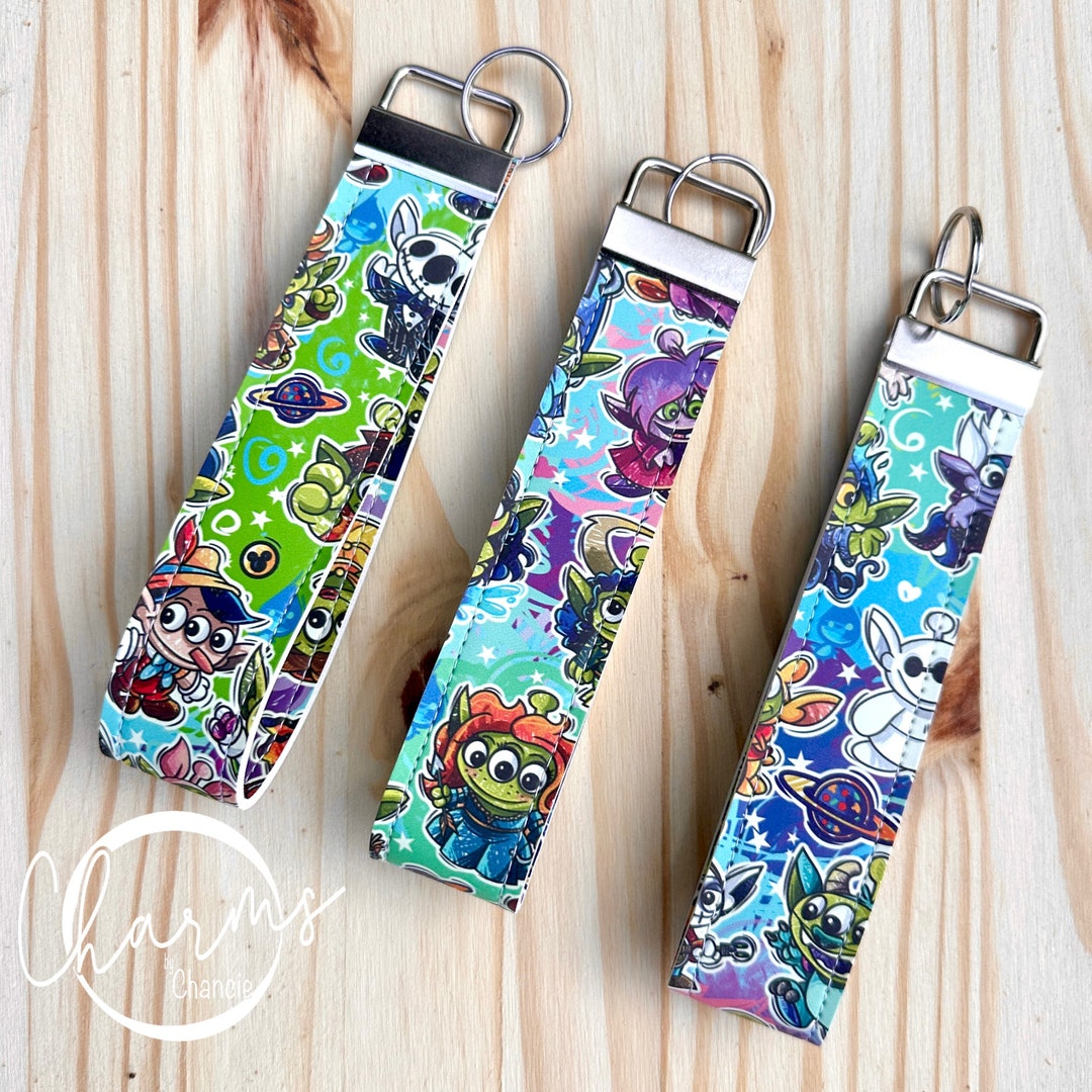 Glow-in-the-dark Toy Story Aliens in Costume Key Fob Wristlet - Etsy