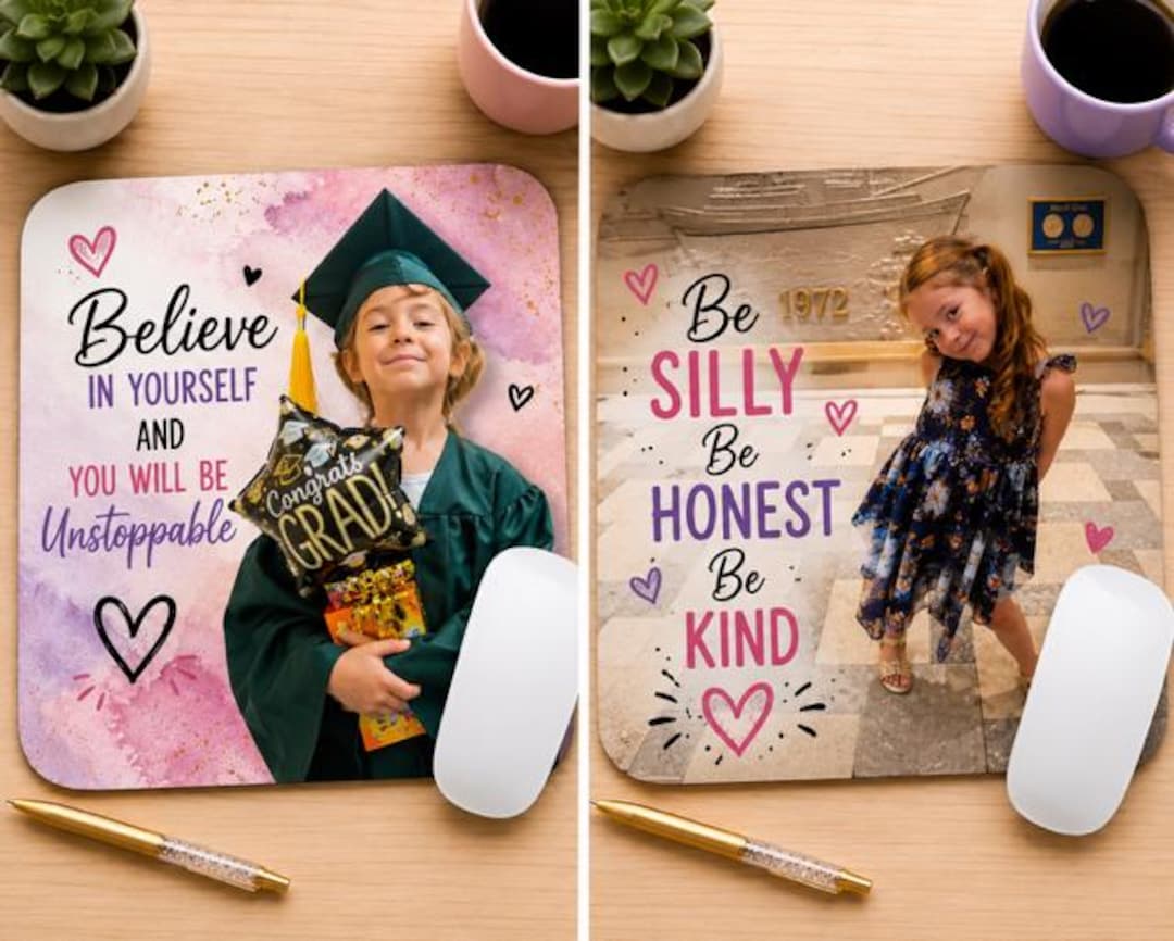 Personalized Mouse Pad Custom Desk Accessory Gift - Etsy