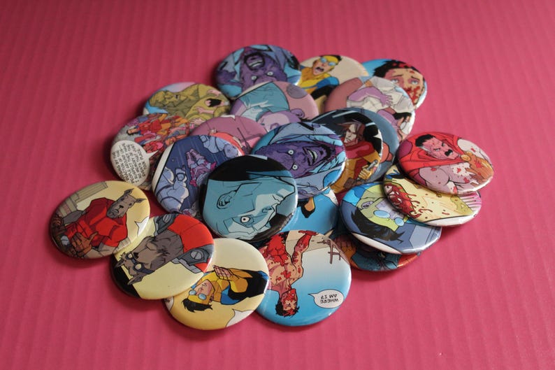 Large Invincible Pins 2 - Etsy