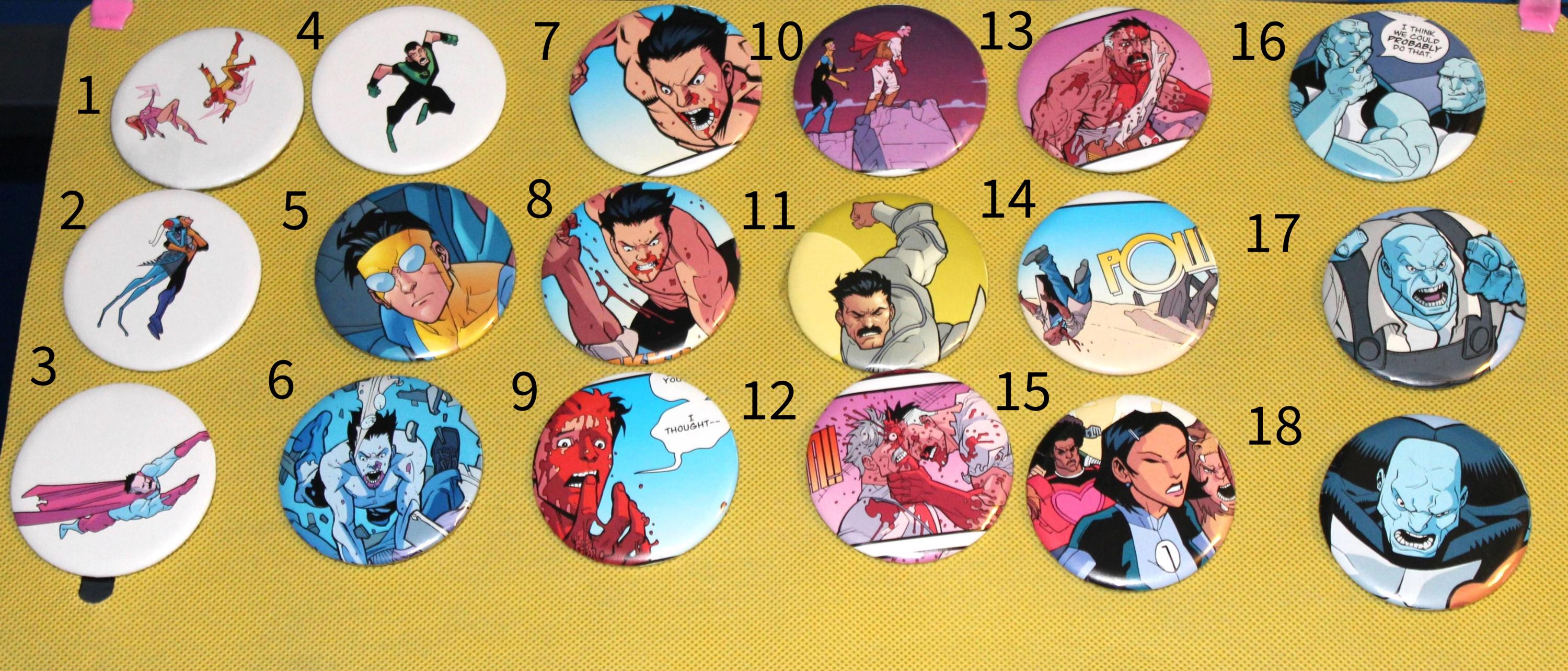 Large Invincible Pins - Etsy