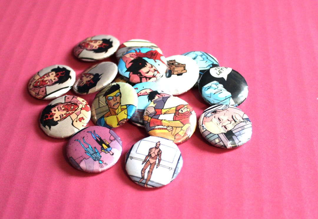 Small Invincible Comic Book Pins - Etsy