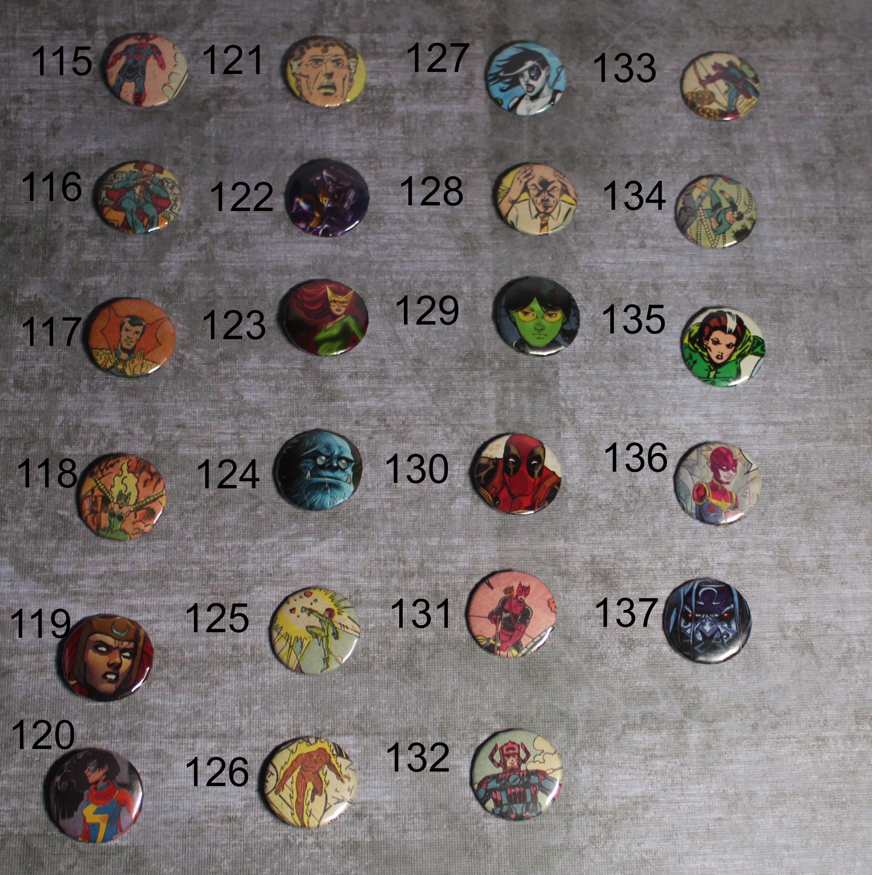 Small Comic Book Pins - Etsy
