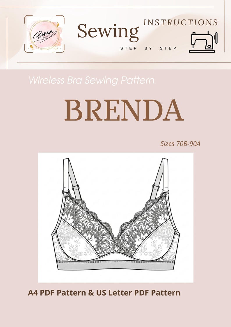 Wireless Bra Sewing Pattern 