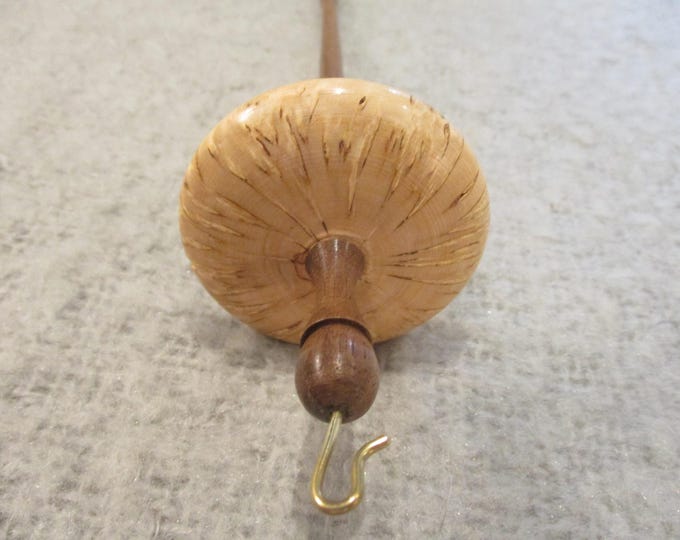Classic Drop Spindle in Karelian Birch - Etsy