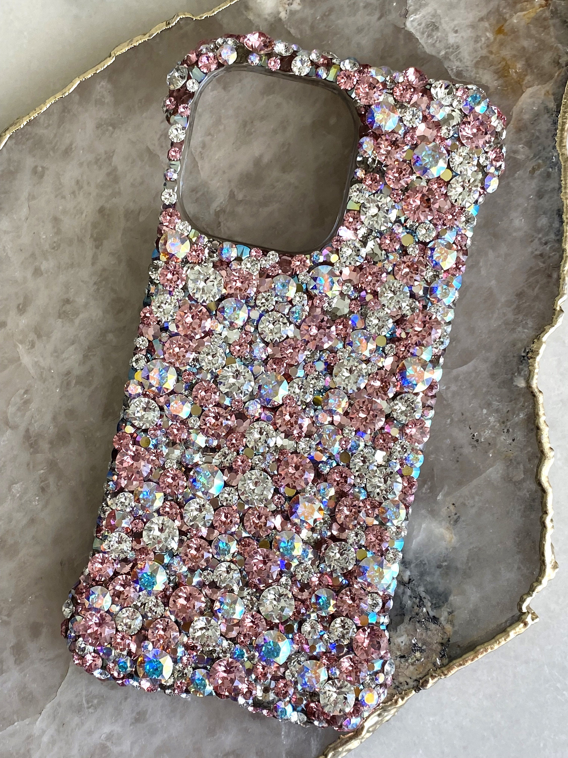 Bejeweled Princess Case- Custom Luxe Crystal & AB Crystal Phone Case ...