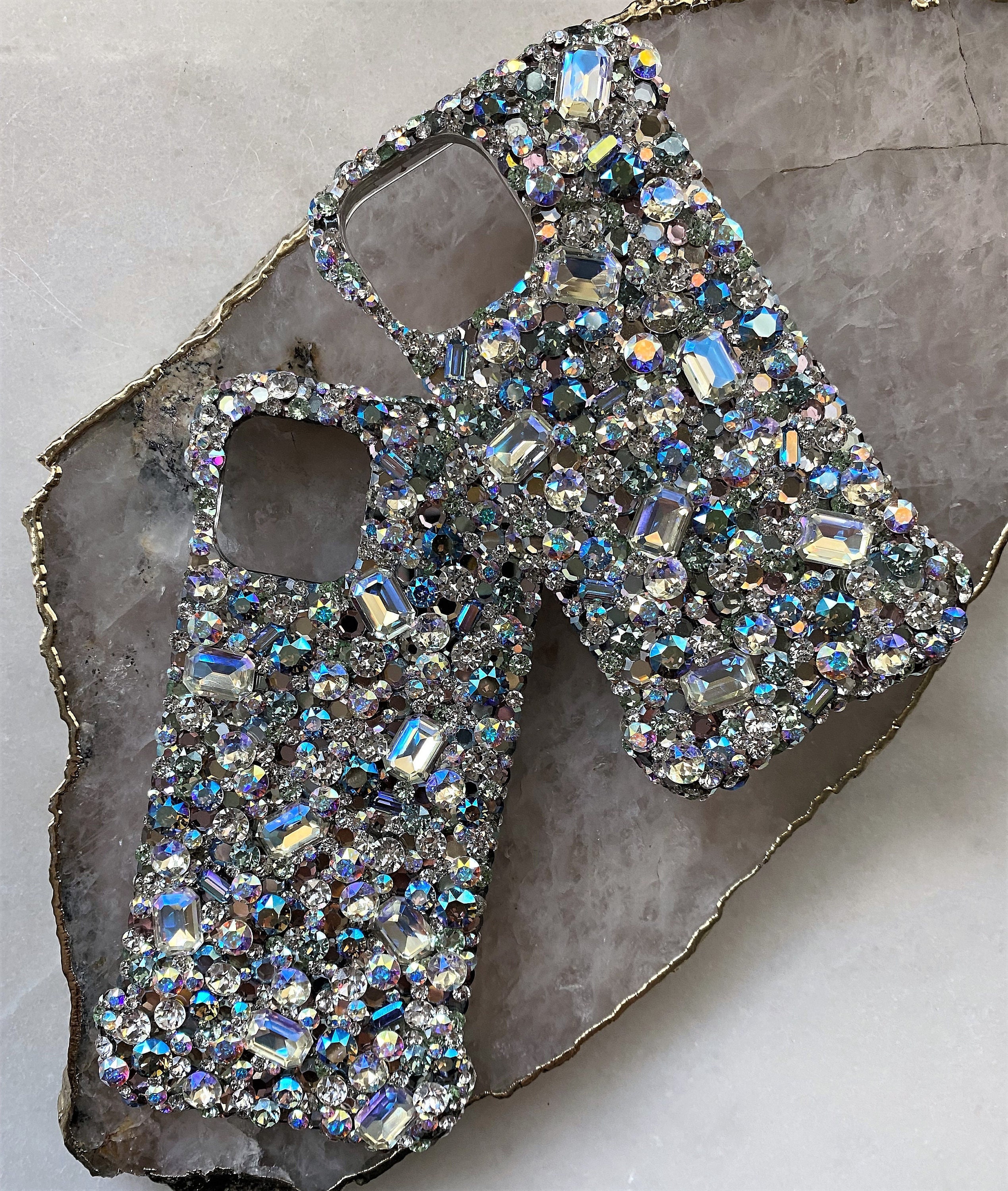 Ethereal Beauty- Custom Luxe Crystal & AB Crystal Phone Case, High End ...