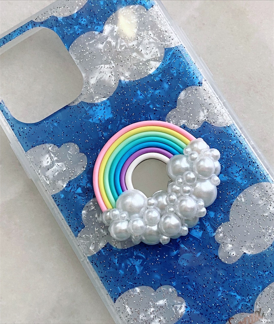 Topper-made to Order: Rainbow & Pearl Universal Topper - Etsy
