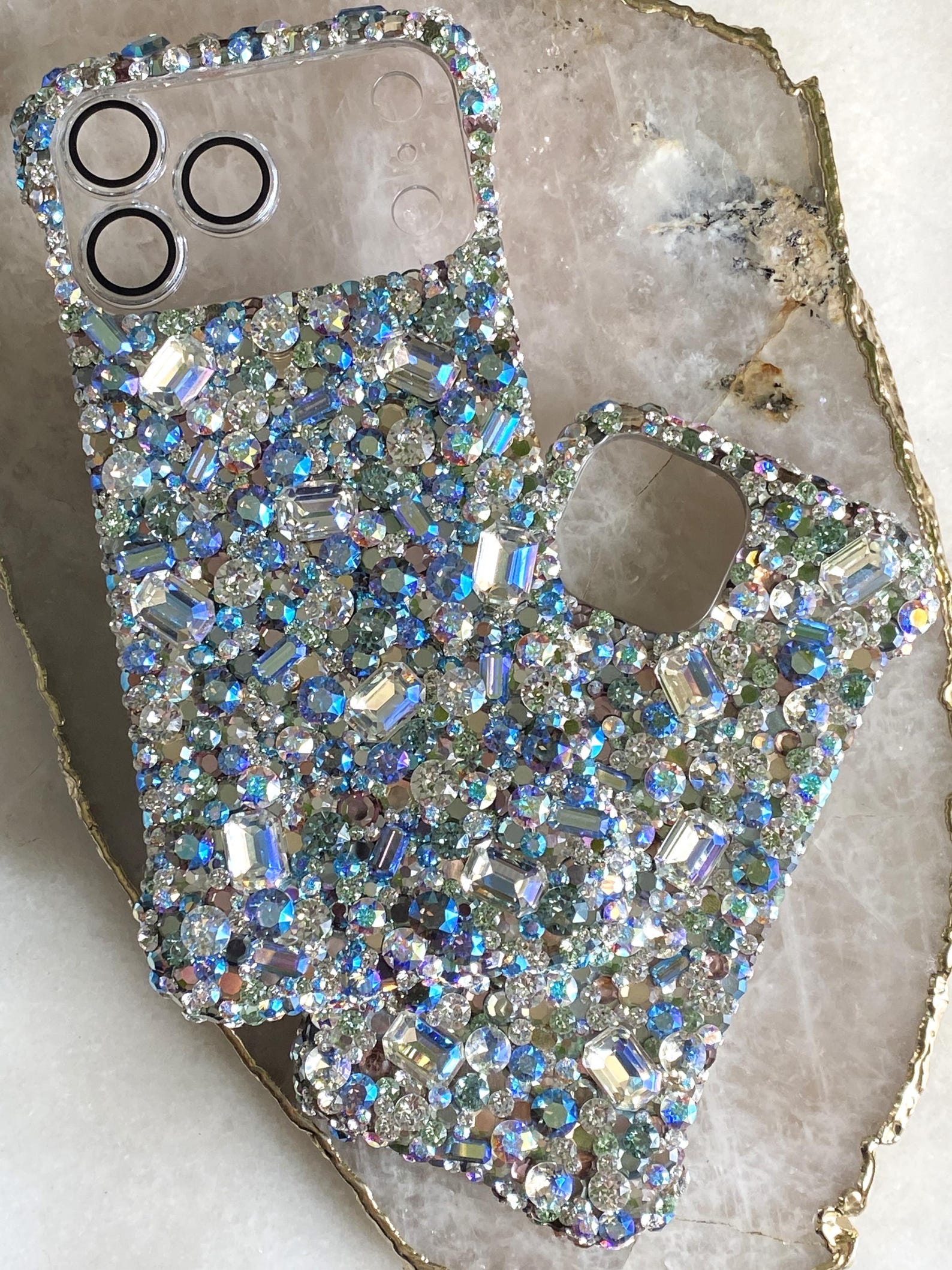 Ethereal Beauty- Custom Luxe Crystal & AB Crystal Phone Case, High End ...
