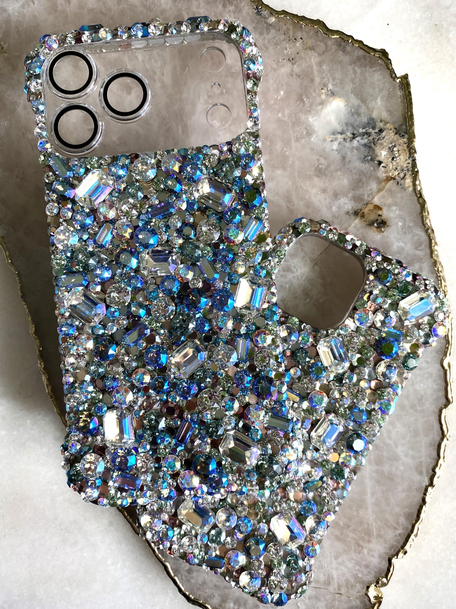 Ethereal Beauty- Custom Luxe Crystal & AB Crystal Phone Case, High End ...