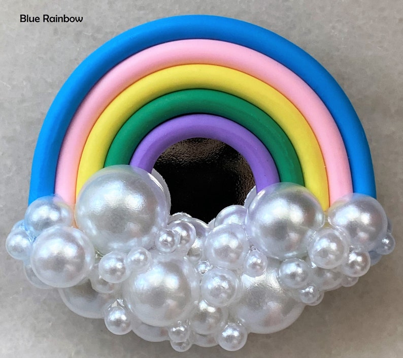 Topper-made to Order: Rainbow & Pearl Universal Topper - Etsy
