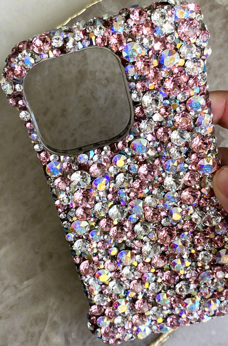 Bejeweled Princess Case- Custom Luxe Crystal & AB Crystal Phone Case ...